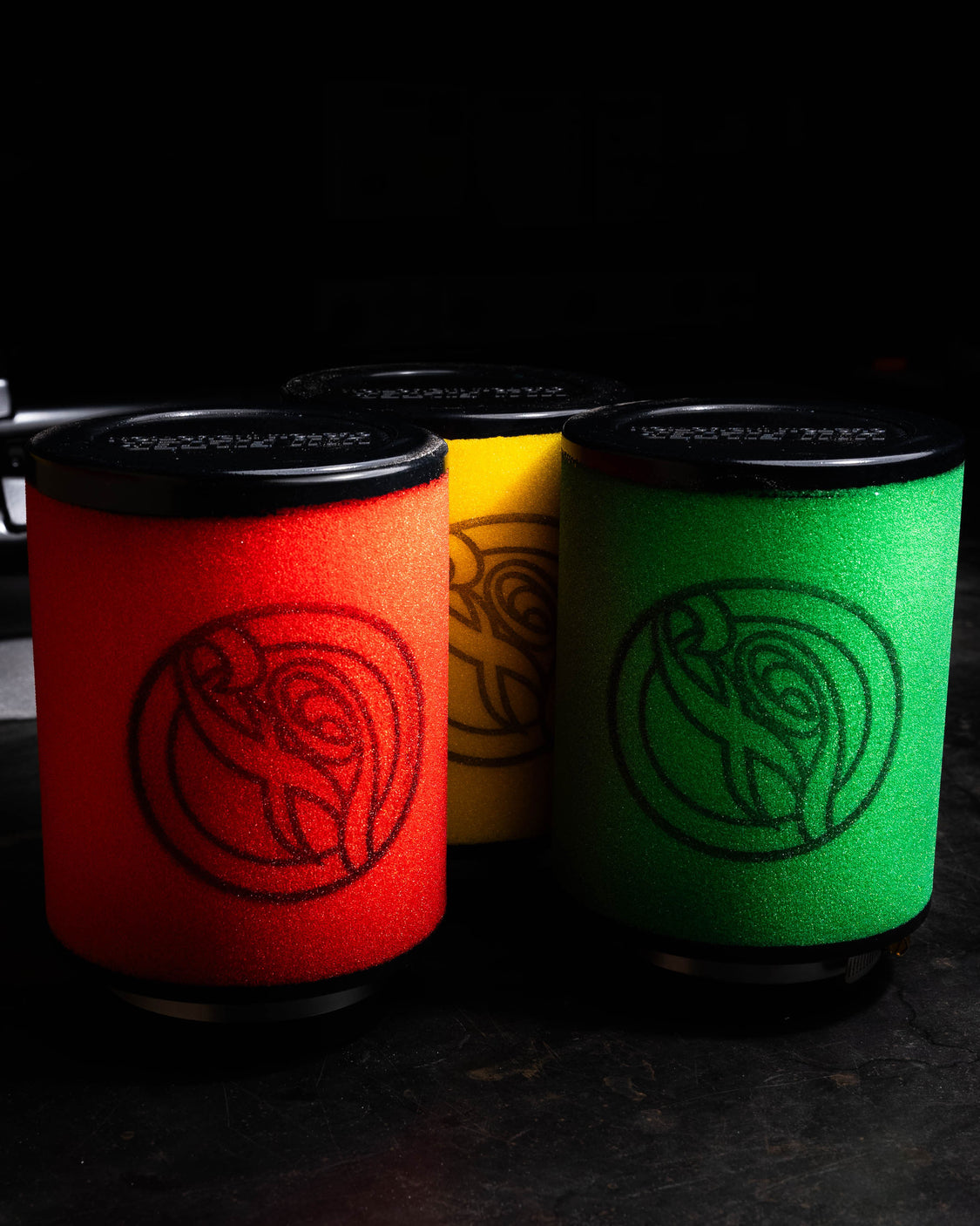 Uni Filter Foam Pod Filters (Pair) - Green – Fabulous Fabrications Aus