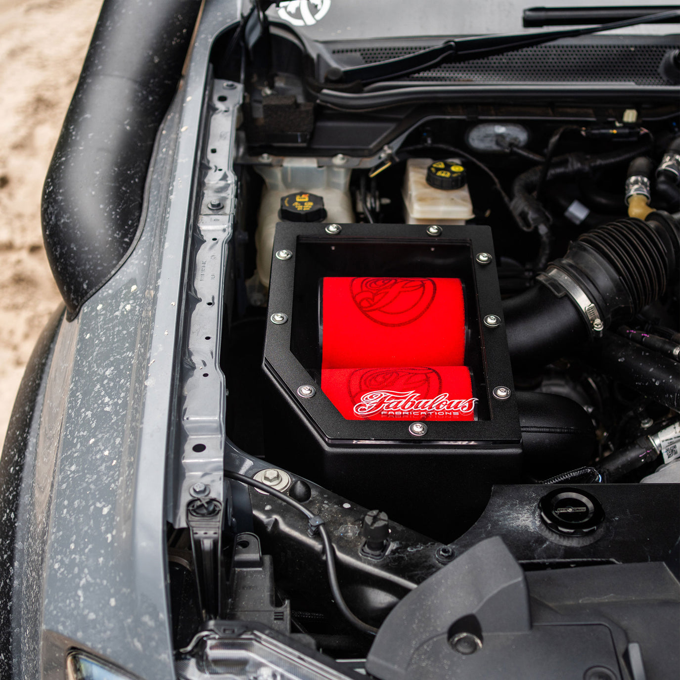 Ford Ranger Raptor Next Gen 5 Inch Stainless Snorkel and Twin Intake A ...