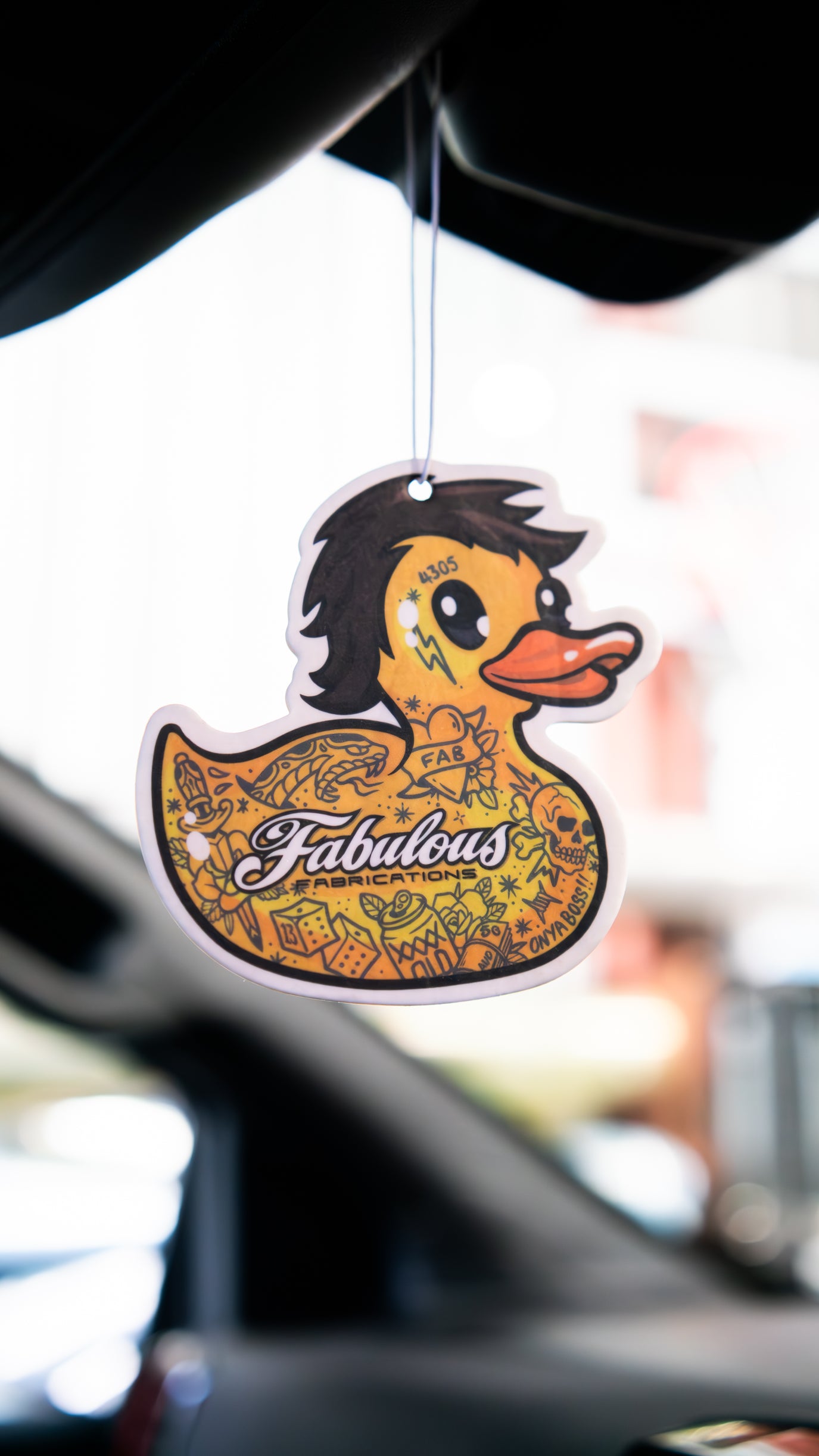 Fabulous Fabrications Logo Duck Air Freshener – Fabulous Fabrications Aus