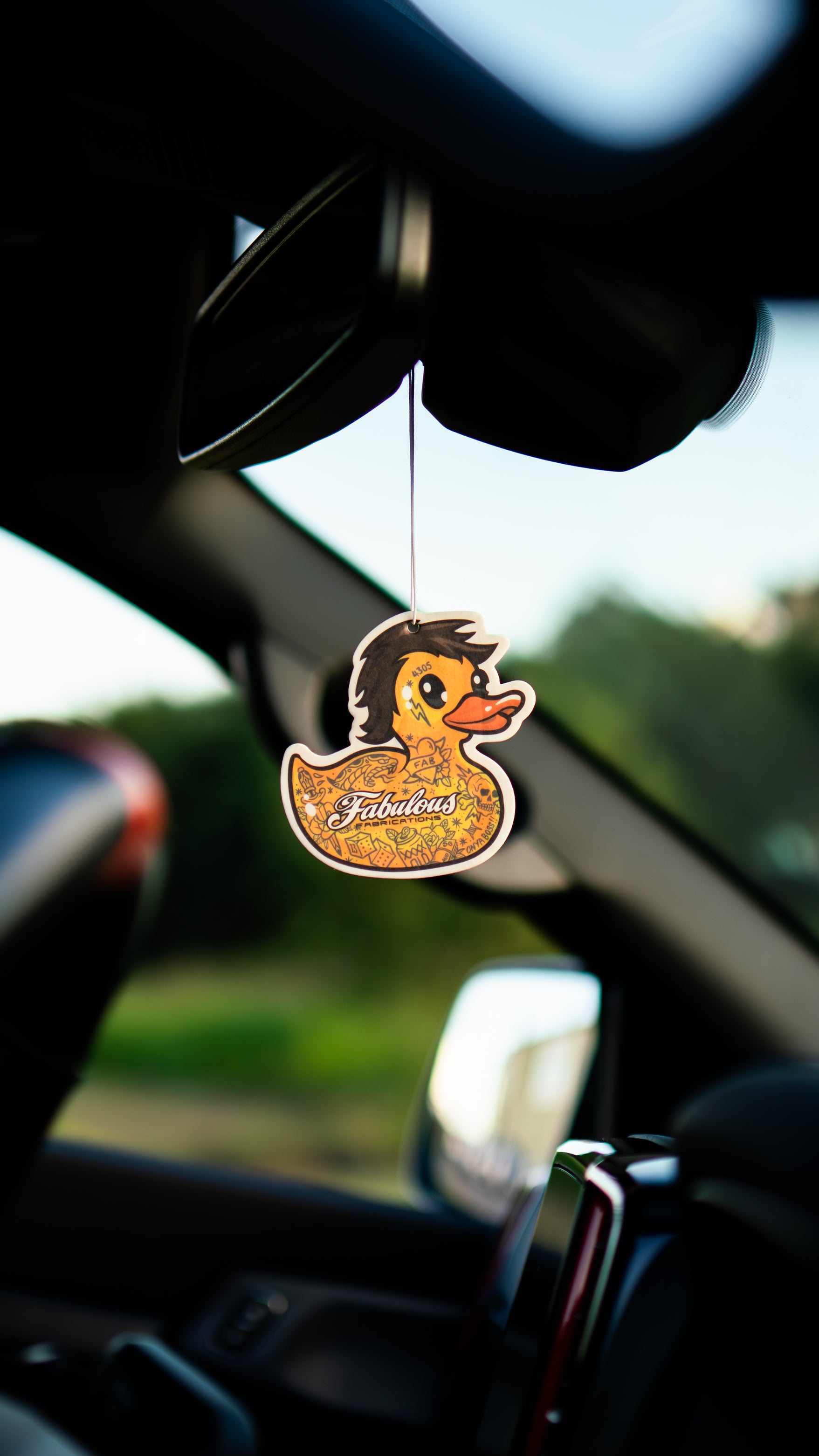 Fabulous Fabrications Logo Duck Air Freshener – Fabulous Fabrications Aus