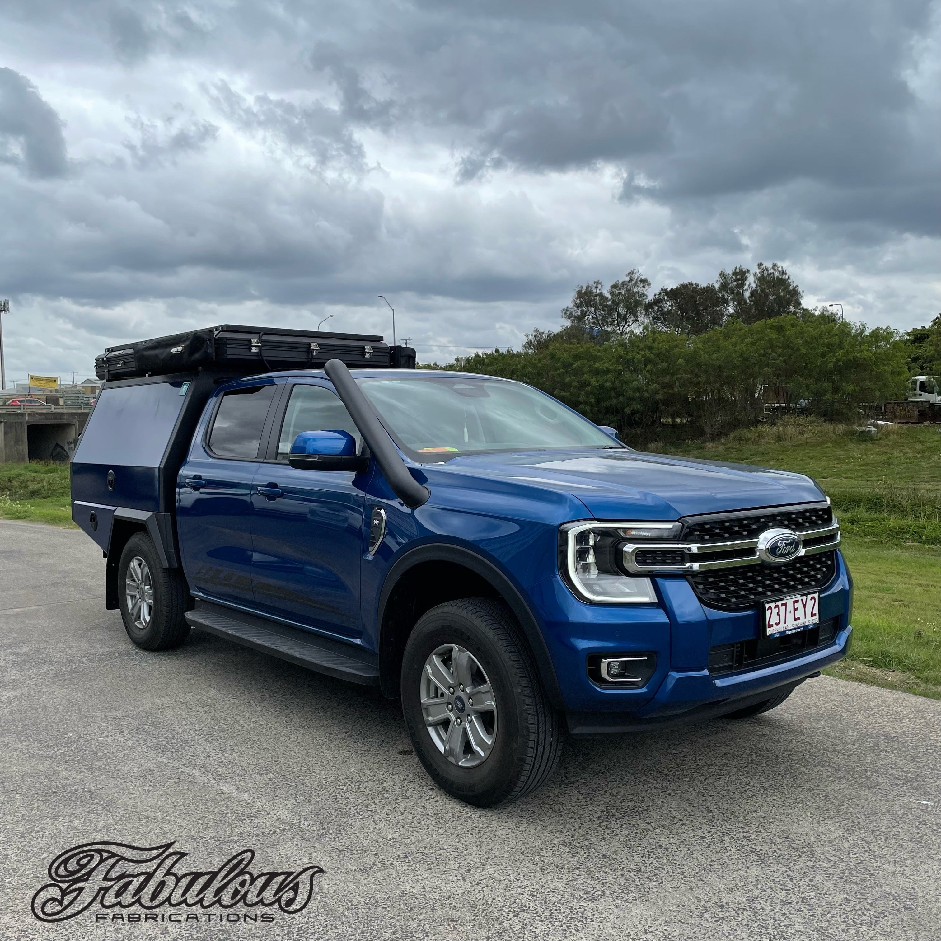 Ford Ranger Next Gen 4 Inch Stainless Snorkel Kit and Alloy Airbox Kit ...