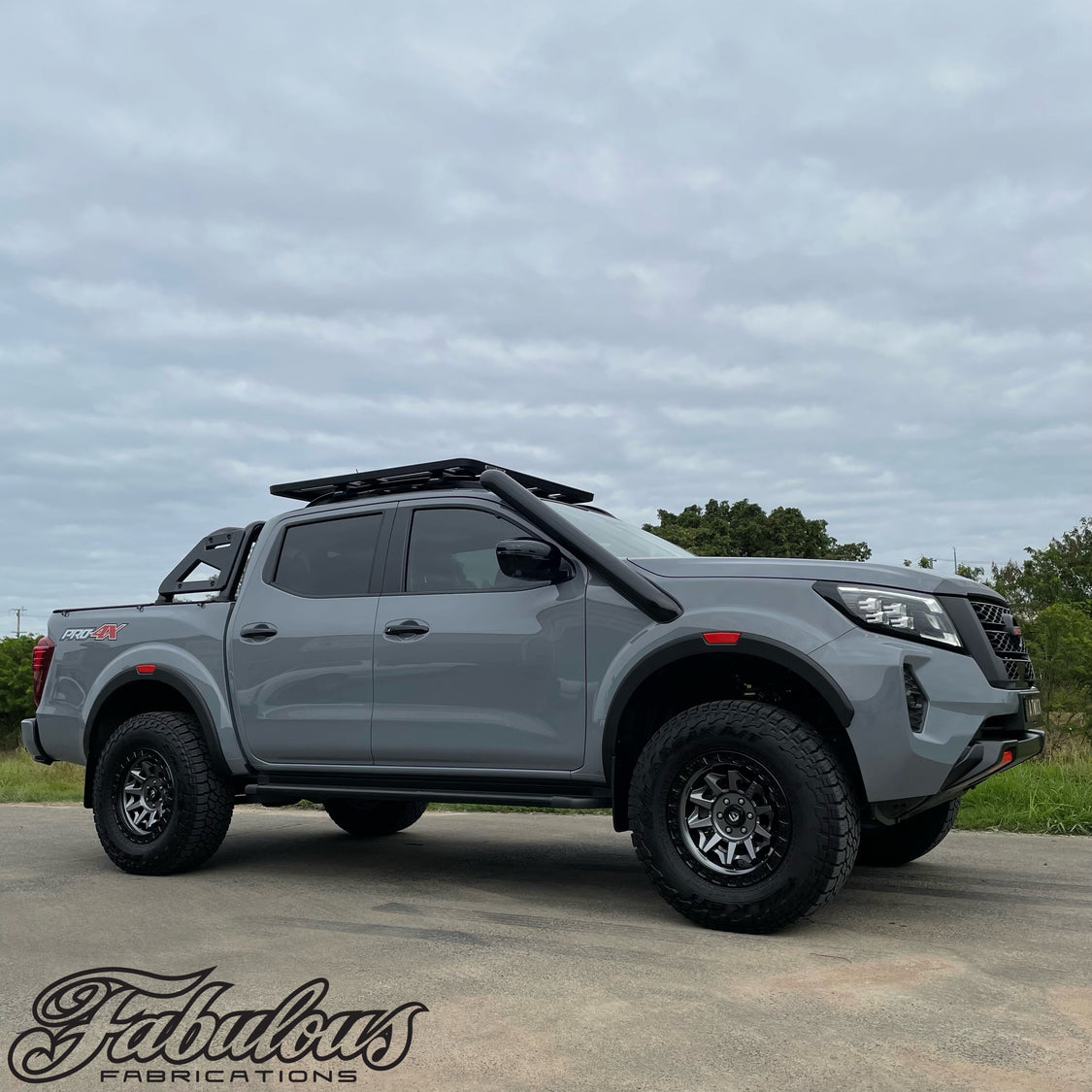 Nissan Navara NP300 Stainless Snorkel and Alloy Airbox Kit (Short & Mi ...