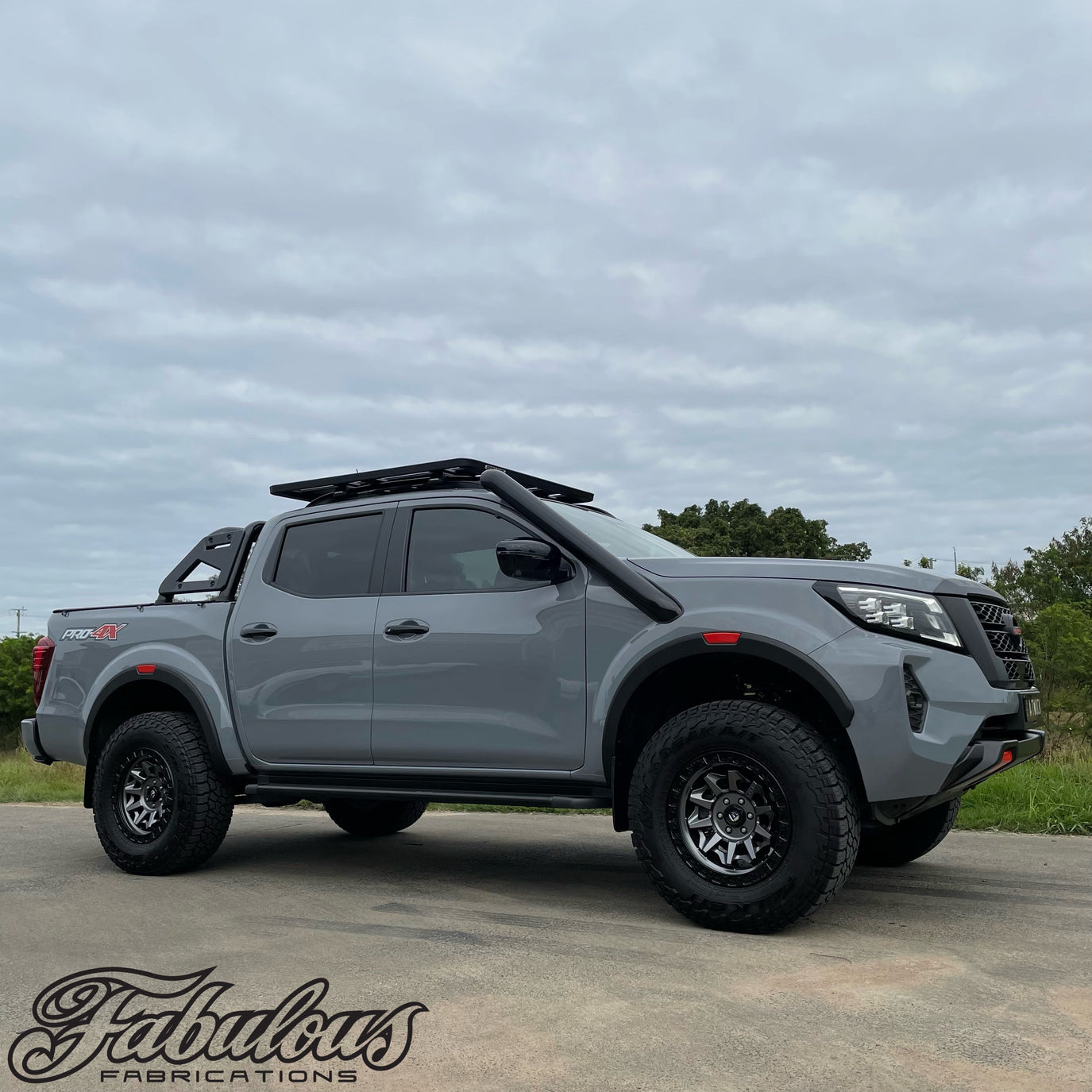 Nissan Navara NP300 Stainless Snorkel and Alloy Airbox Kit (Short & Mi ...