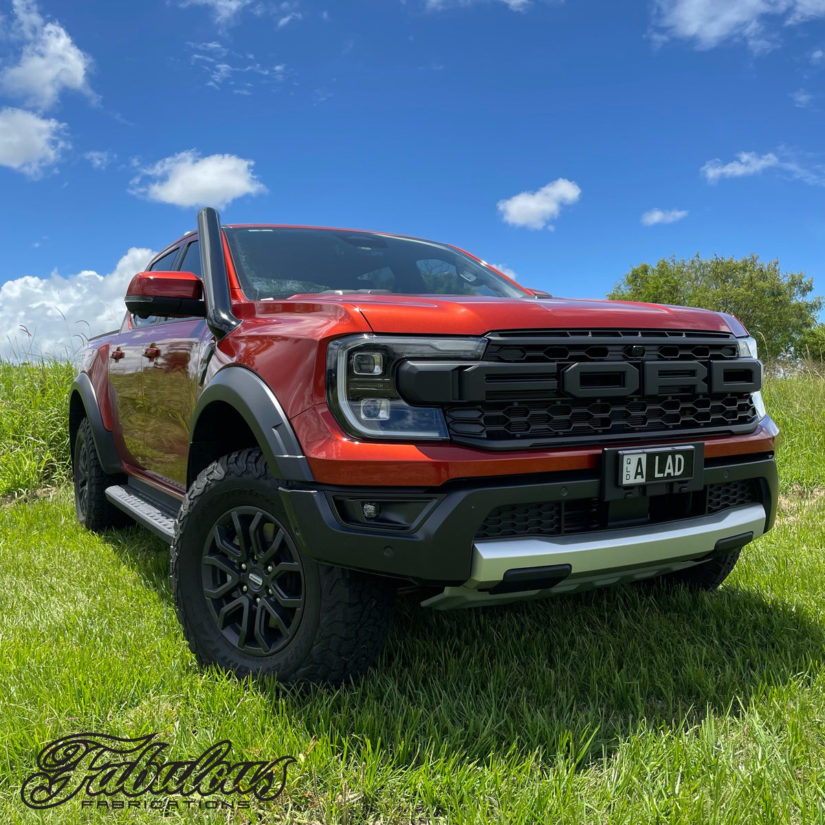 Ford Ranger Raptor Next Gen 4 Inch Stainless Snorkel and Alloy Washer ...